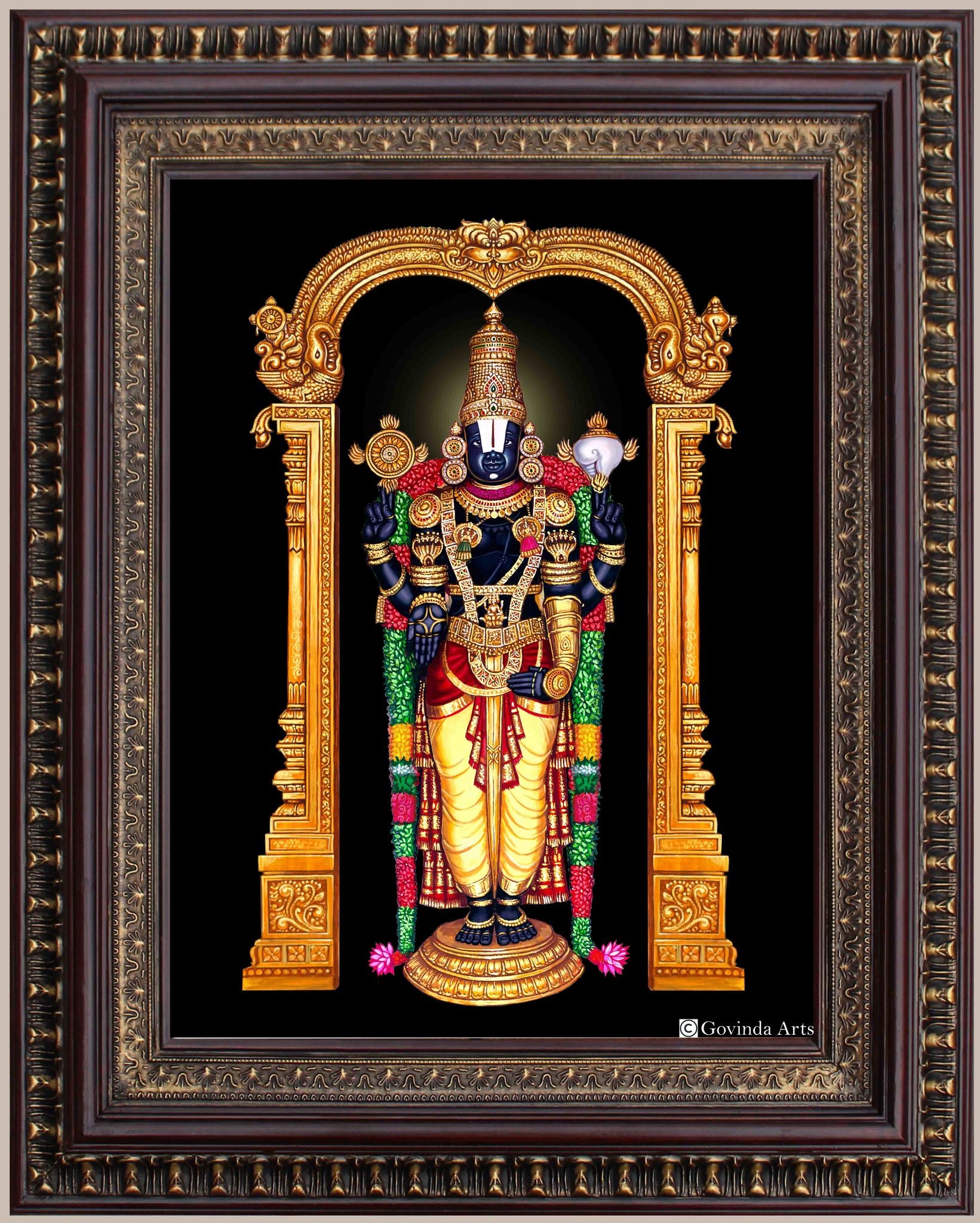 Framed Lord Balaji Painting | Get the Best Quality Paintings and Pictu ...